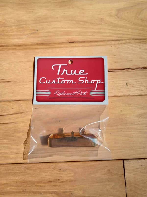 True Custom Shop - Tele Single Coil Neck Pickup Cover - Gold | Reverb