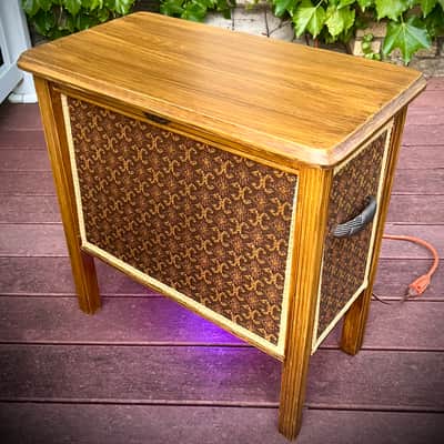 Rotary Connection 1x12 open back guitar speaker cab. Lights | Reverb