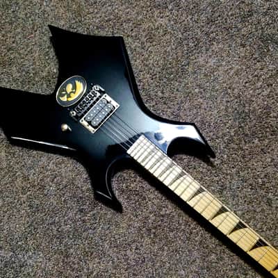 "War-Hawk" Electric Guitar - Black - Custom Iowa Hawkeye | Reverb