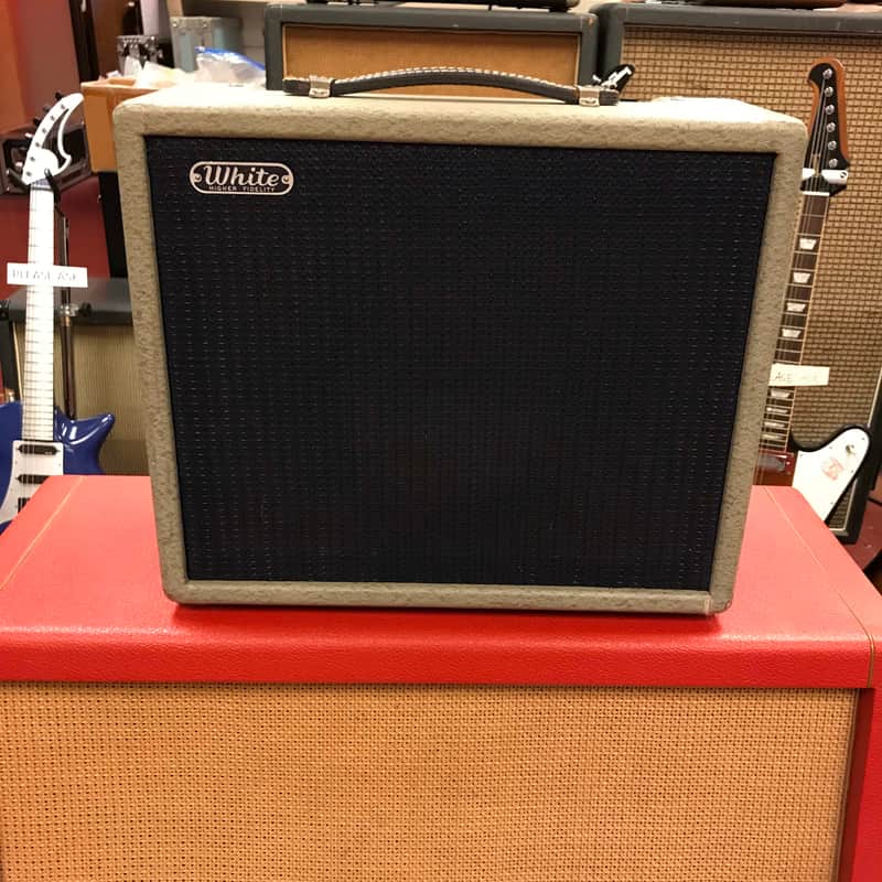 1959 White Higher Fidelity Model 80 5F2A Princeton | Reverb