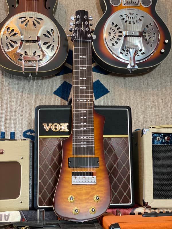 Vorson 8 String Lap Steel (Natural Quilt) 00s | Reverb