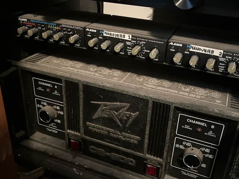 Peavey -Alesis - Rack Rider Peavey CS800 with rack mounted | Reverb