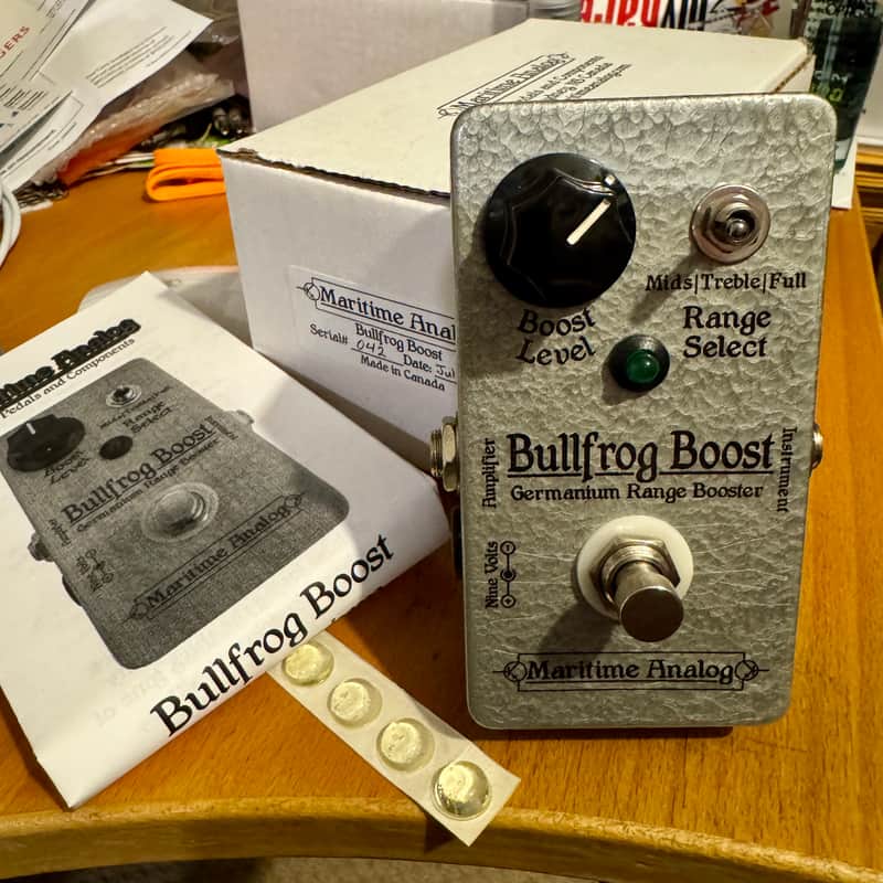 Maritime Analog Bullfrog Boost Germanium Treble Booster | Reverb