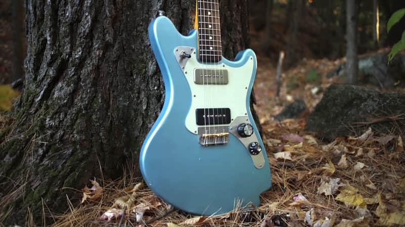 Lewis Guitars Minnow – Frost Veil – Short Scale -Handcrafted | Reverb