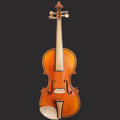 Baroque style SONG Electric Violin, Art inlay/drawing | Reverb Canada