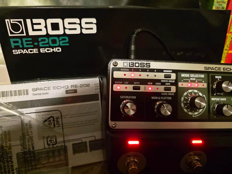 Boss RE-202 Space Echo 2022 - Present - Black / Green | Reverb