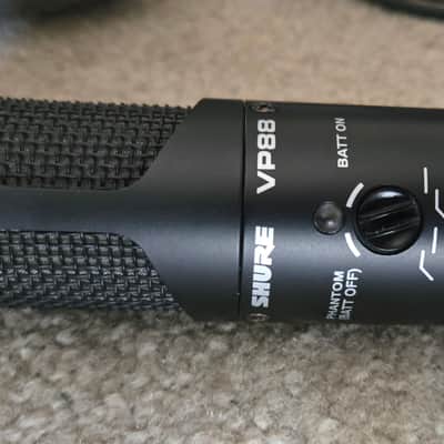Shure VP88 stereo mic, with interface cable, windscreen, | Reverb