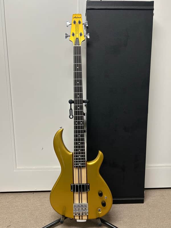 Aria Pro II SB-700 Four String Bass Guitar - Gold Wing w/Free | Reverb