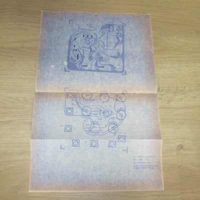 E-Mu Systems Modular Synthesizer - 2 Original Blueprints - | Reverb
