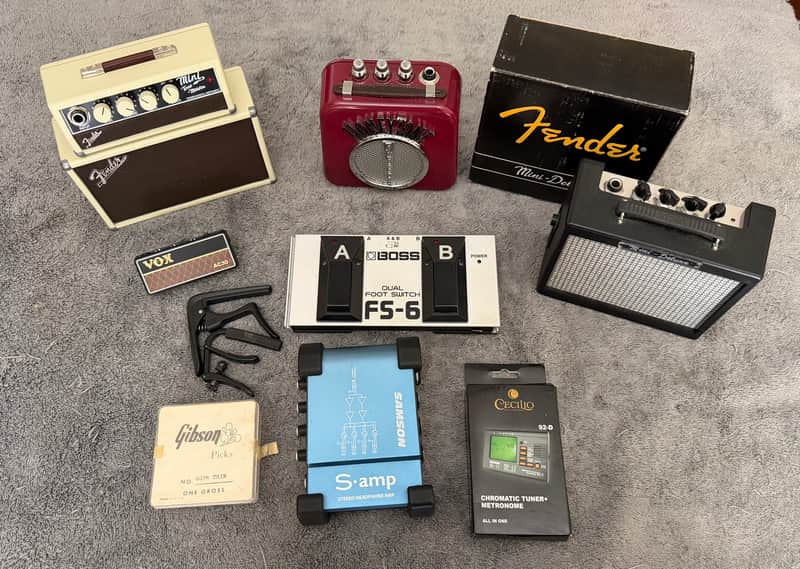 Fender, Vox and Danelectro Mini Guitar Amps and Accessories | Reverb