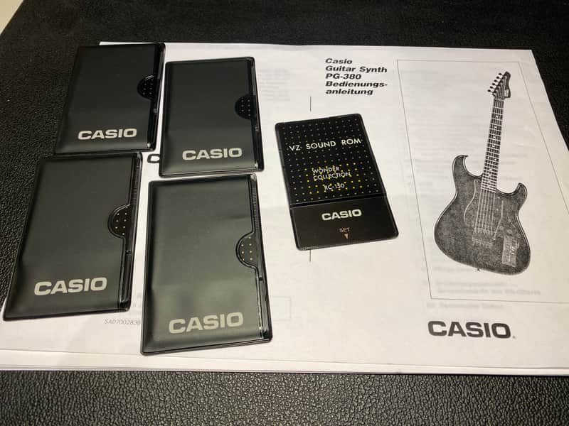 Casio VZ Sound ROM Card Set 5 Cards PG-380 RC-150 | Reverb