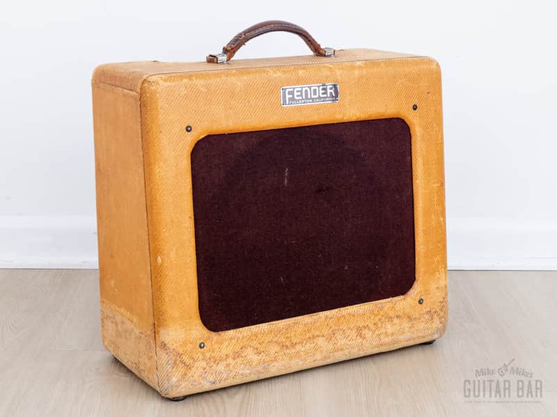 1949 Fender Deluxe Tweed TV Front Vintage Tube Amp | Reverb