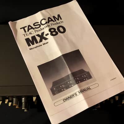 rare Tascam MX-80 8-Channel Microphone Preamp / Line Mixer | Reverb UK