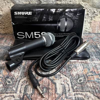 Shure SM58 Handheld Cardioid Dynamic Microphone w/ Box! | Reverb