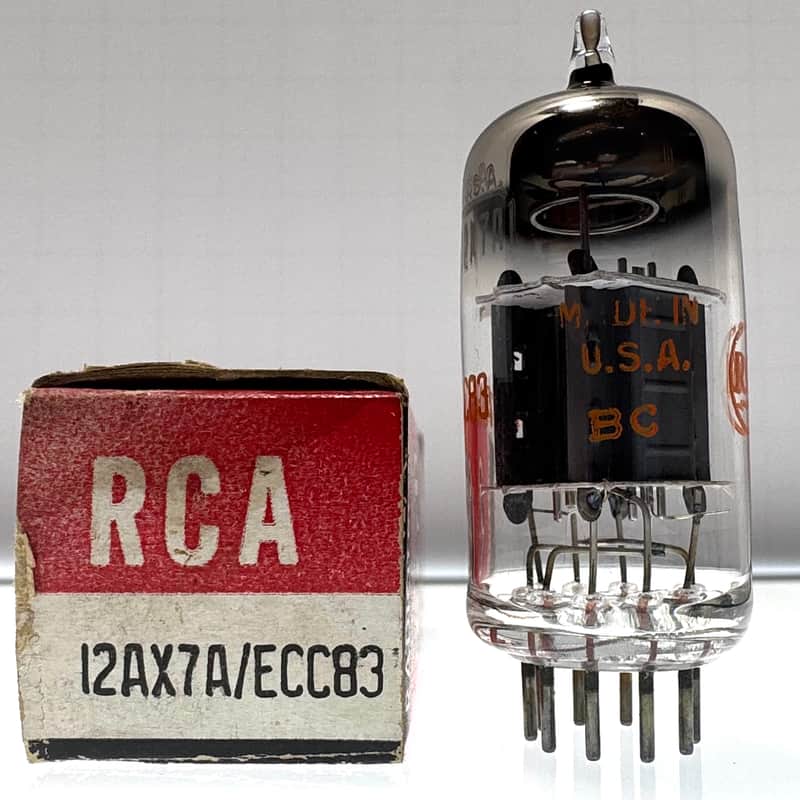 RCA 12AX7A Preamp Tube | NOS Tested Grey Plate | Guitar Amp | | Reverb