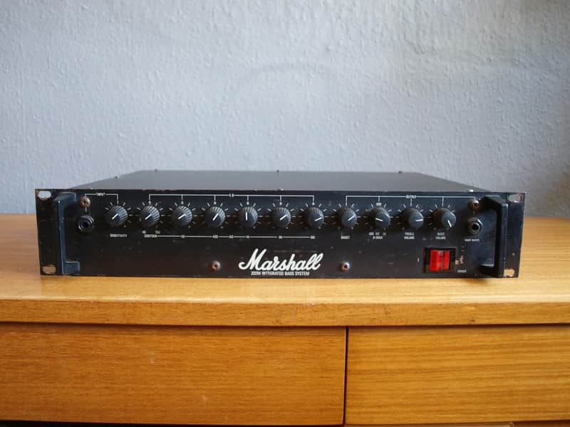 Marshall 3520 200w Integrated Bass System 90s - Black | Reverb
