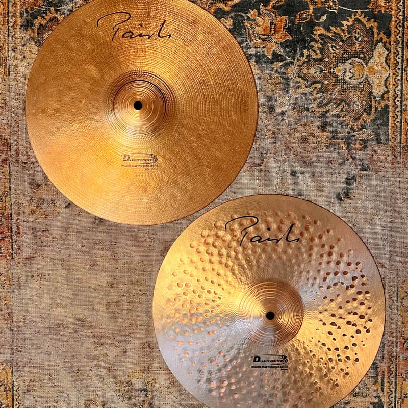 DARK COMPLEX PAISTE Dimensions Medium Heavy Crunch Hihats 14” | Reverb