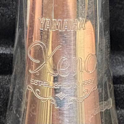 Yamaha Xeno Trumpet, Silver Finish, Gold Brass Bell, Model | Reverb