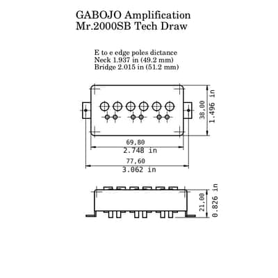SET of Mr2000SB Dearmond Dyna Style single coil in | Reverb Latvia