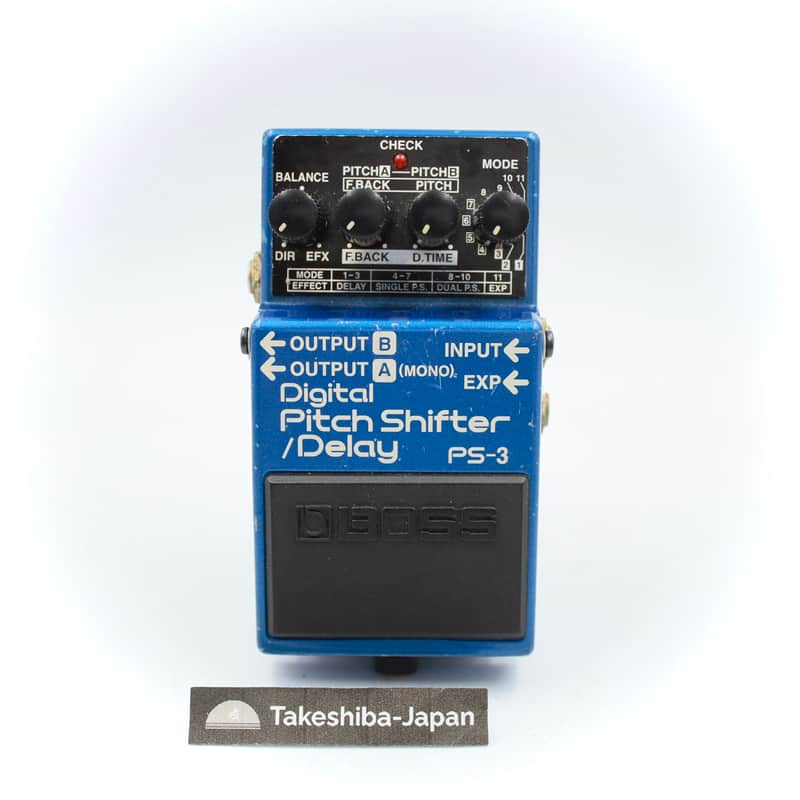 Boss PS-3 Digital Pitch Shifter / Delay Pink Label Guitar | Reverb