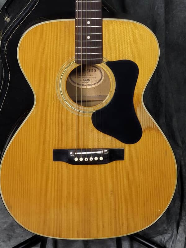 VINTAGE 1976 Madeira/Guild A-2 Acoustic Dreadnought 000 Size! | Reverb