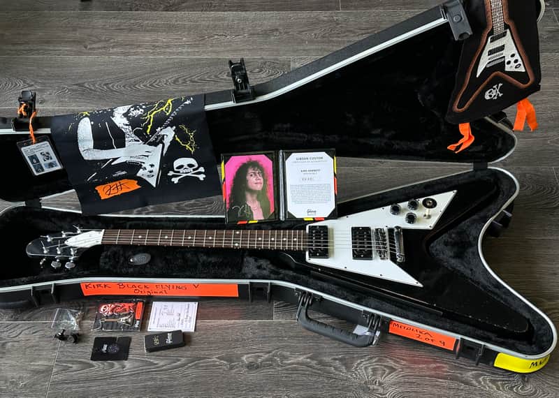 Gibson Kirk Hammett Custom Shop Murphy Lab 1979 Flying V | Reverb