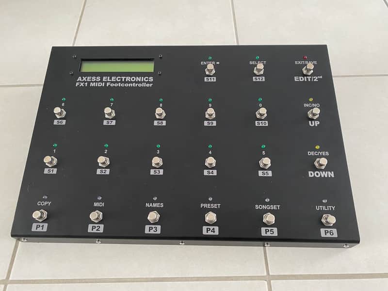 Axess Electronics FX1 Midi Foot Controller | Reverb UK