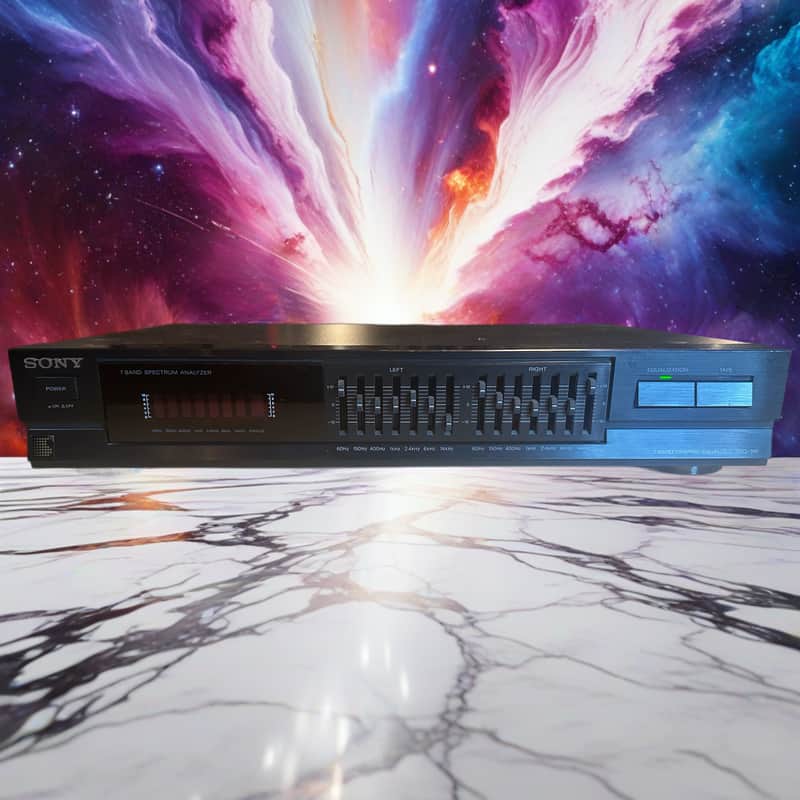 Sony SEQ-310 Stereo Graphic Equalizer 7 Band 2 Channel | Reverb