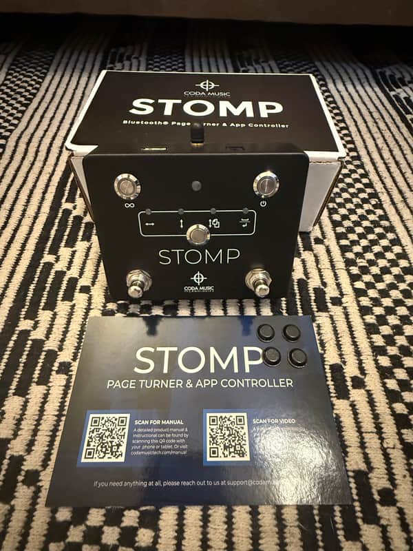 STOMP Bluetooth® 4.0 Page Turner Pedal & App Controller - | Reverb