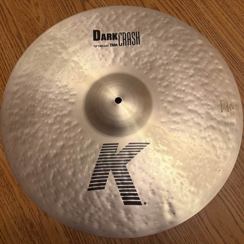 2025 19” K Zildjian Dark Thin Crash 1567 grams | Reverb