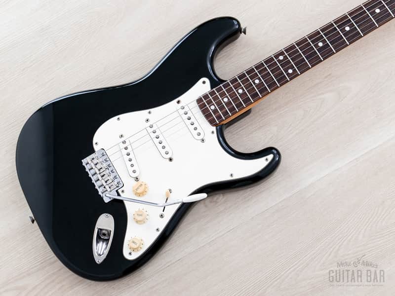 1986 Fender '72 Stratocaster ST72-115 Black w/ Ash Body & | Reverb