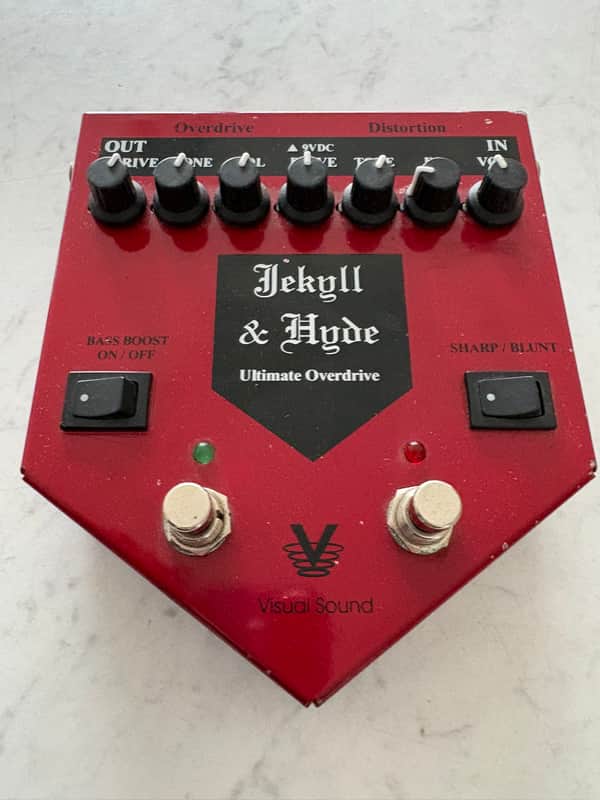 Visual Sound Jekyll & Hyde Ultimate Overdrive V1 2000s - Red | Reverb