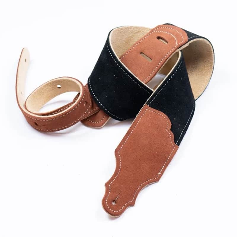 Franklin Straps 2.5" Sedona Suede Guitar Strap - Black Suede | Reverb