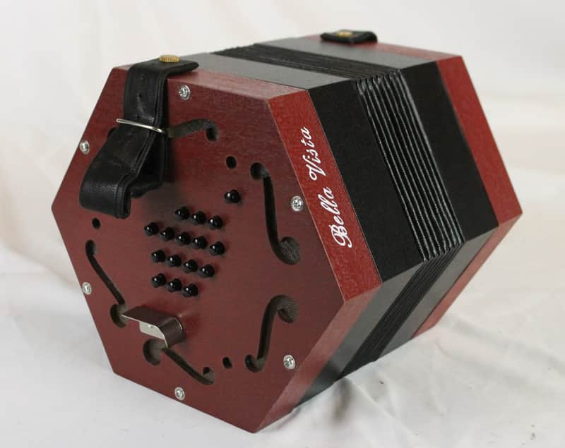 NEW Chestnut Bella Vista Harper English Concertina Alto 30 | Reverb