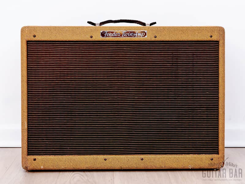 1958 Fender Tweed Twin 5F8-A High Power Vintage Tube Amp 2x12 | Reverb