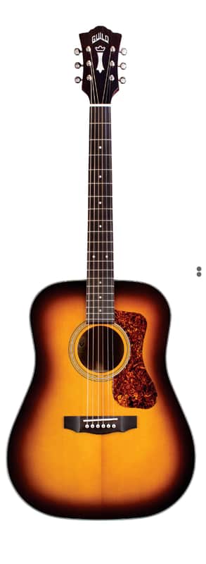Guild D-140 Dreadnought Size All Solid Acoustic Guitar in | Reverb
