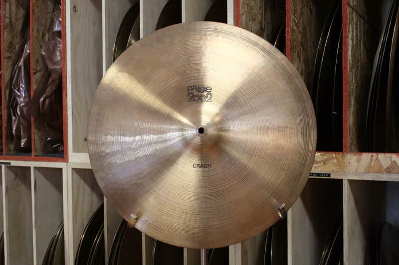 1979 Paiste 18" 2002 Black Label Crash 1312g | Reverb