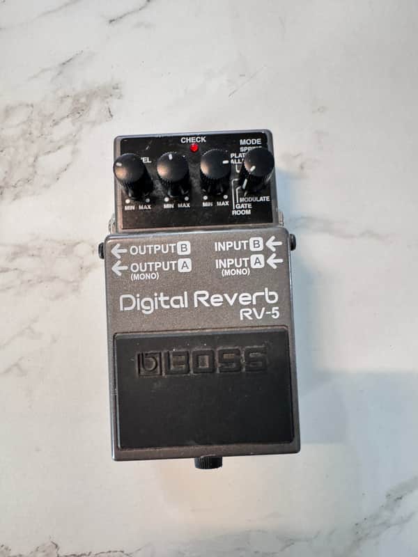 Boss RV-5 Digital Reverb (Dark Gray Label) 2002 - 2015 - Grey | Reverb