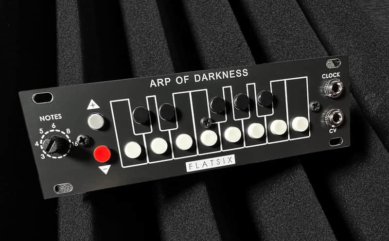 FlatSix Modular Arp Of Darkness 2024 - 1U CV Arp with a twist | Reverb