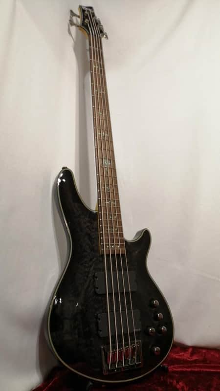 Schecter Damien Elite-5 Electric Bass Guitar | Reverb UK