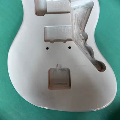 MJT Jazzmaster body - Daphne Blue | Reverb