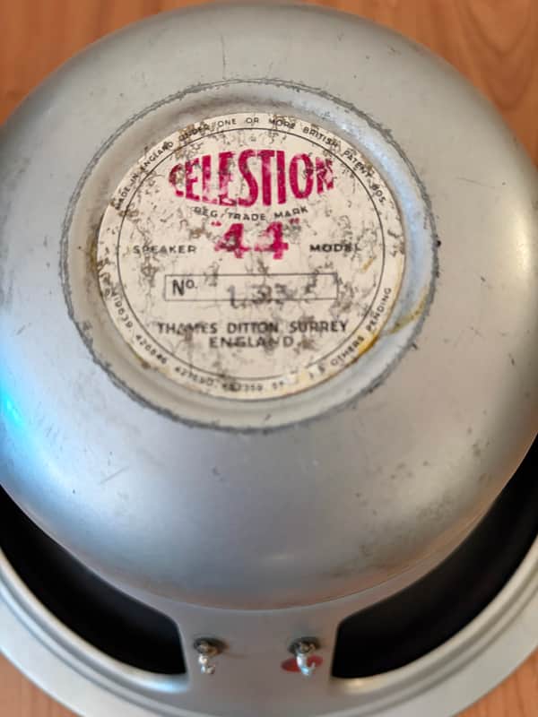 Celestion G12-P44 Alnico Speaker 1960's - Silver | Reverb