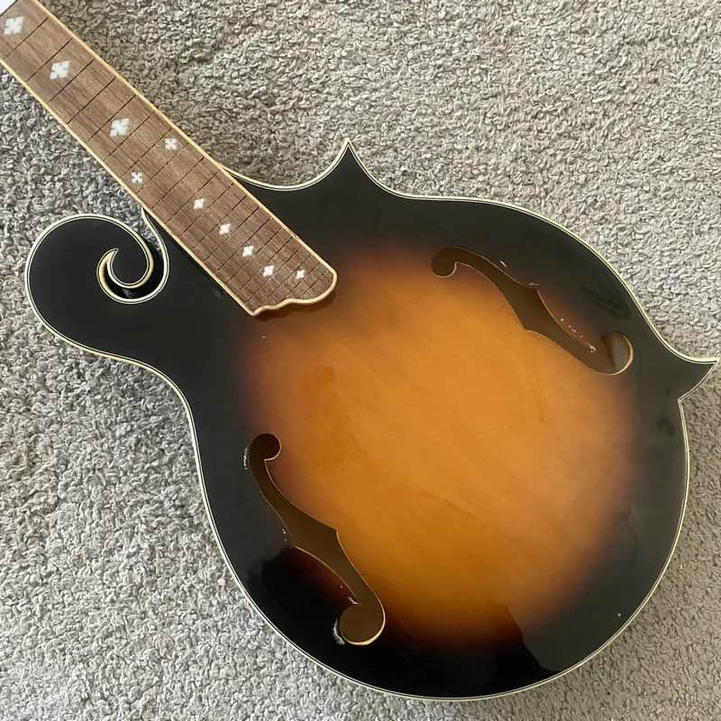 Brown Burst 8 String Mandolin, Mahogany Body, Rosewood | Reverb