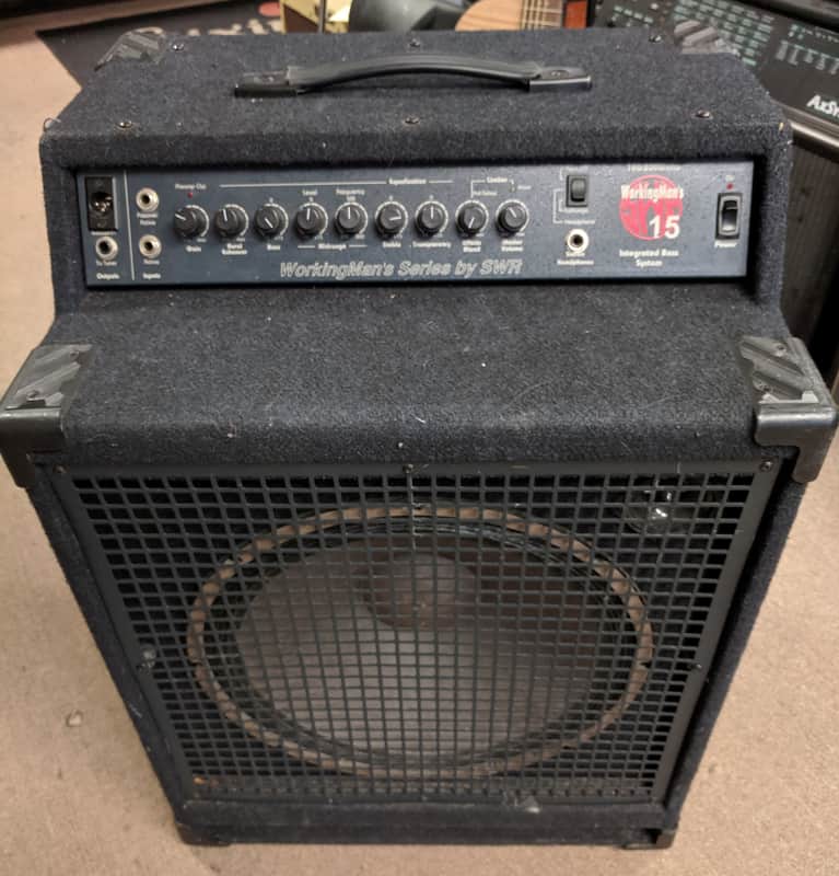 SWR Workingman's 15 160w Bass Combo Amp, 15" Speaker, Piezo | Reverb