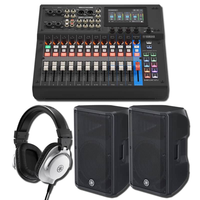 Yamaha MGX12V B 18-Channel Digital Mixing Console On-Camera | Reverb
