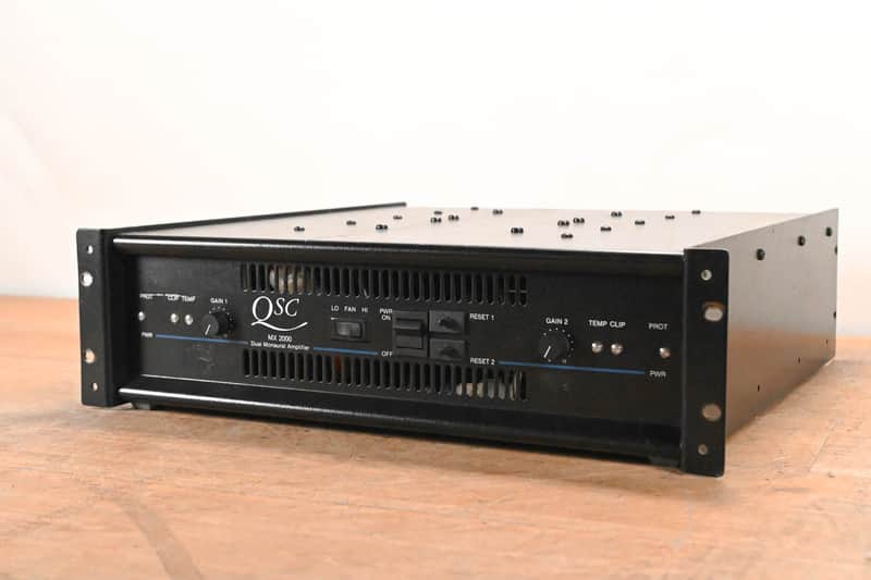 QSC MX 2000 2-Channel Power Amplifier CG01VSA | Reverb