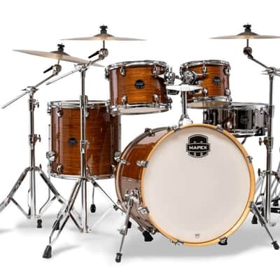 Mapex AR529SV Armory Rock Shell Pack, 22" Bass Drum, Roasted | Reverb