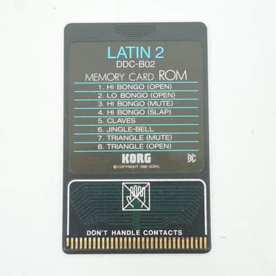 KORG DDC-B02 LATIN 2 ROM for DDD-1, DDD-5 Worldwide Shipment | Reverb