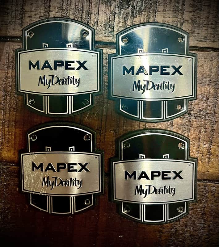 Mapex MyDentity Drum Badges (2) | Reverb