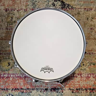 Pork Pie 14x6.5" Black Belt Snare 6-ply Thai Oak - Flat Black | Reverb